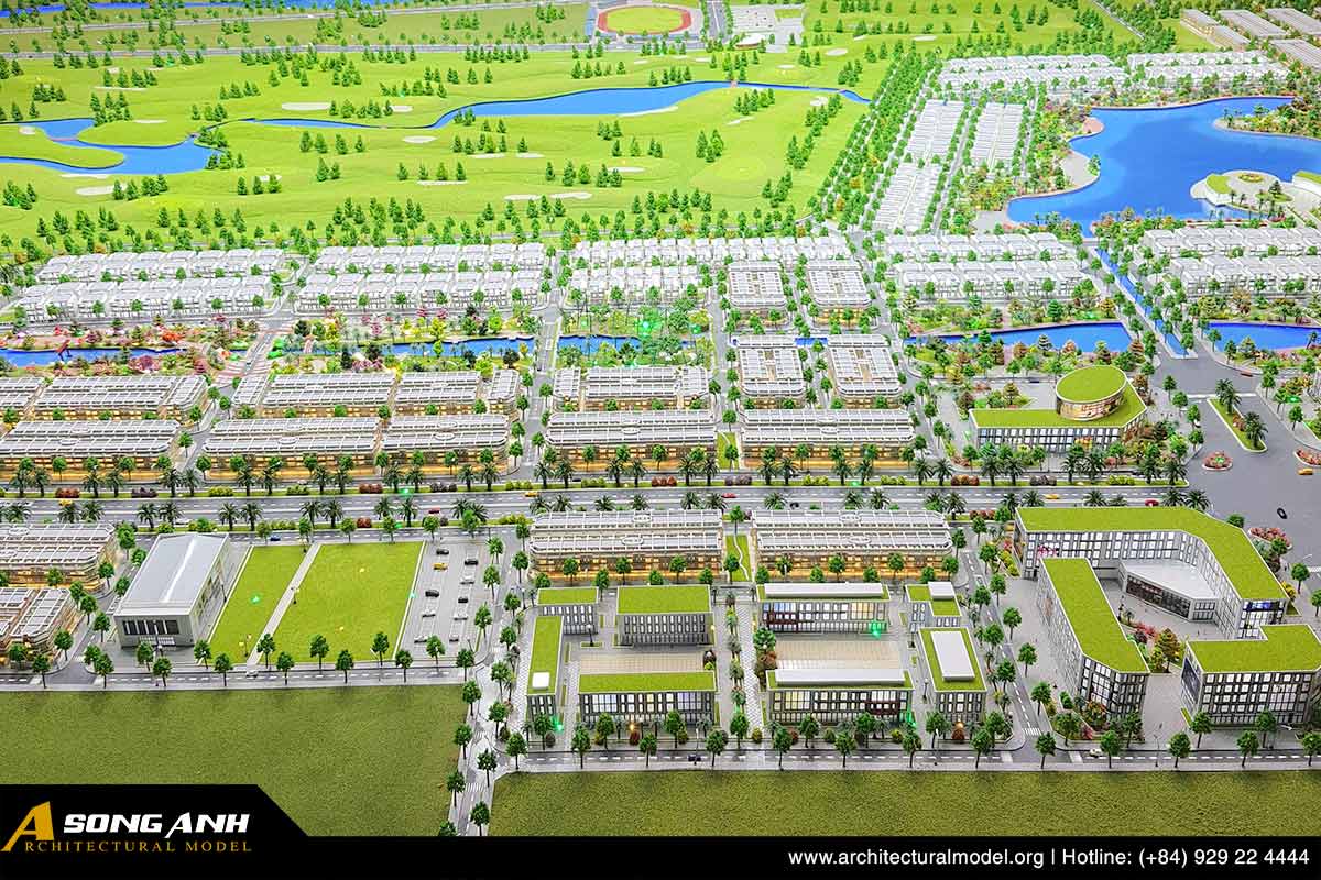Sa bàn khu dân cư Xuân Thành - Hà Tĩnh - Architectural Model Org